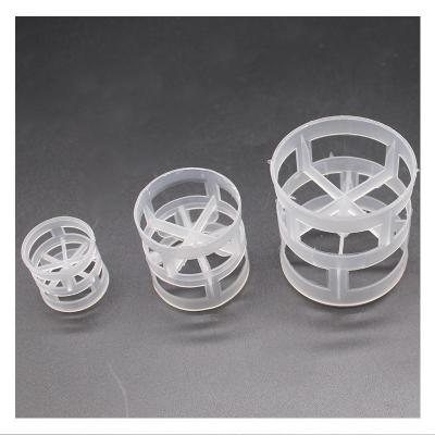 China Random Packing PVC PTFE PVDF Polypropylene PP Packing Plastic Pall Ring for sale