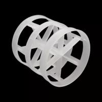 China Plastic polypropylene random packing pall ring for scrubber tower packing for Sewage treatment PP PE RPP PVC CPVC PVDF P for sale