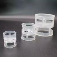 China Plastic polypropylene random packing pall ring for scrubber tower packing for Sewage treatment PP PE RPP PVC CPVC PVDF P for sale