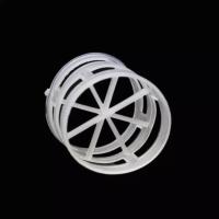 China 25mm 38mm Tower Packing PP PE RPP PVC CPVC PVDF PTFE PP Pall Ring PP Plastic Pall Ring for sale