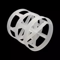China 38mm 50mm 76mm Plastic PP PVC PVDF pall ring for scrubber tower packing for Sewage treatment for sale