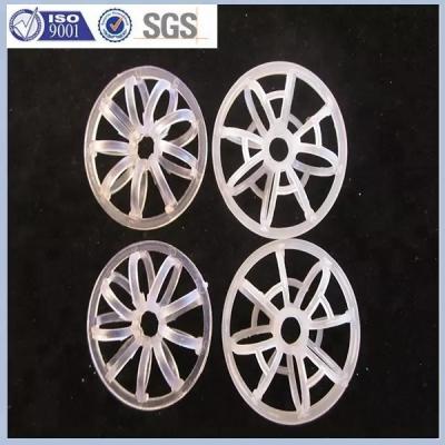 China 1R 2R 2K 3K S M L Plastic Tellerrette Rosette Ring For Scrubbing PP CPVC for sale