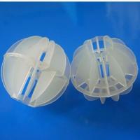 China Plastic Polyhedral hollow ball /sphere(tower packing) for sewage treatment plant for sale