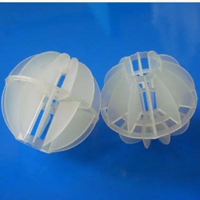 China Plastic Polyhedral hollow ball /sphere(tower packing) for sewage treatment plant for sale