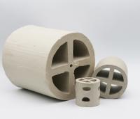 China Ceramic Cross Partition Ring For Dry Absorbing Cooling Washing Tower Packing for sale