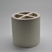 China Ceramic Cross Partition Ring Tower Filter Media Ceramic 50mm 80mm 100mm for sale