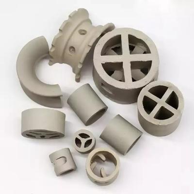 China Ceramic Raschig Ring 25mm For Tower Packing Used In Drying Column Stripping Tower for sale
