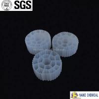 China Biocell Filter Media, MBBR Settling Packing, Koi Pond K1 Filter Media Wastewater Treatment 10 Year Virgin PE 1m3 95-150 for sale