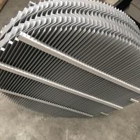 China Carbon Steel Vane Type Mist Eliminator To Separate Gas And Liquid In Column for sale