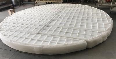 China Light Weight Plastic PP PVC PTFE Mist Pad With Support Grid For Wholesale for sale