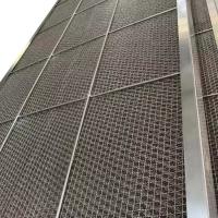 China Vane Type Mist Eliminator Wire Mesh Cylind Filter Wire Mesh Demister for sale