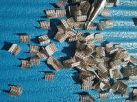 China Stainless Steel 316 Half Cylinder Dixon Chips 6*6mm For Laboratory Distillation Column for sale