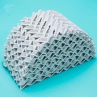 China Mass Transfer Media Ceramic Structured Packing 500Y High Separation Efficiency For Tower for sale
