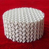 China Mass Transfer Media Ceramic Structured Packing 500Y High Separation Efficiency For Tower for sale