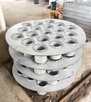 China Metal Tower Internals Liquid Distributor Trough-Pan Type For Column for sale