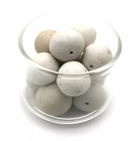 China White Porous Alumina Oxide Ceramic Ball Inert Ball In Oil Industry for sale