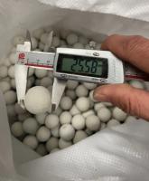 China 15%-95% Grey Alumina Ball 25mm As Ceramic Support Balls For Petrochemical Industry for sale