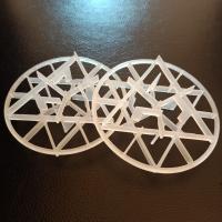 China Plastic Snowflake Ring Random Packing 90mm For Environmental Scrubbers and Strippers for sale