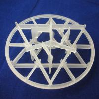 China Plastic Snowflake Ring Column Packing 90mm For HCl Absorption In Various Processes for sale
