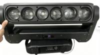 China 6x60W Used Stage Lights Single Face Moving Head Wash Light 3.5 - 45 Degree Zoom DMX512 for sale