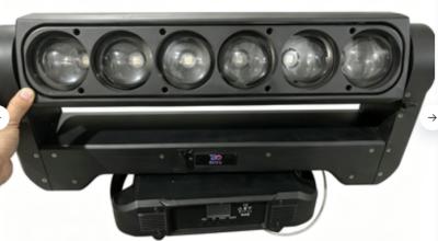 China 6x60W Used Stage Lights Single Face Moving Head Wash Light 3.5 - 45 Degree Zoom DMX512 for sale