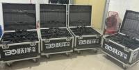 China 6x60W Used Stage Lights Single Face Moving Head Wash Light 3.5 - 45 Degree Zoom DMX512 for sale