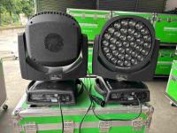 China Big Bee Eye Used Stage Lights 550W LED Beam Wash 100V - 240V FINE ART 1537 37PCS OSRAM 15W DMX512 for sale