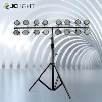 China 3M / 4M / 4.5M Heavy Duty Tripod Light Stand Hand Crank Par Light Stand With T Bar for sale