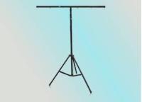 China 3M / 4M / 4.5M Heavy Duty Tripod Light Stand Hand Crank Par Light Stand With T Bar for sale