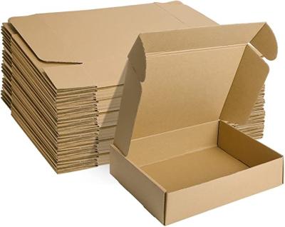 China Small Corrugated Cardboard Boxes 12x9x3 Inches for Mailing Packing Literature Mailer for sale
