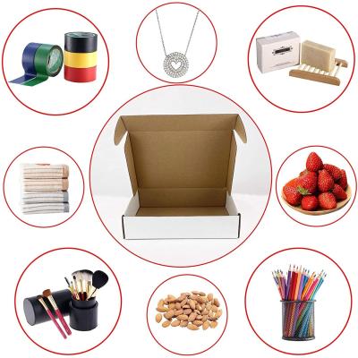 China Custom Corrugated Cardboard Shipping Boxes 12x9x3 Inches for Small Business Mailing Packaging for sale