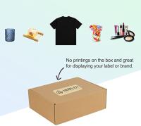 China Custom CMYK Corrugated Mailing Box 12x9x3 Inch for Small Business Simple Mailers Carton for sale