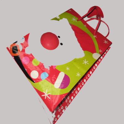 China 350gsm Debossing Branded Paper Bags Custom Made Element Gift With Handle for sale