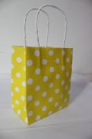 China Custom Printed Paper Gift Bags 7x9x2 Inch for Retail and Promotional Use for sale