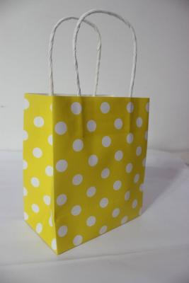 China Custom Printed Paper Gift Bags 7x9x2 Inch for Retail and Promotional Use for sale