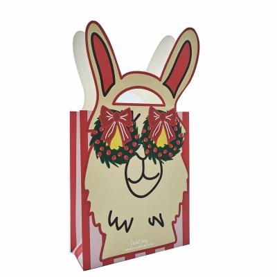 China Custom Printed Paper Shopping Bags 300gsm Luxury Gift Tote with Logo for Retail Packaging for sale