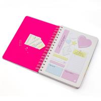 China B5 Spiral Personalized Hardcover Notebook 100g Printing Planner for sale