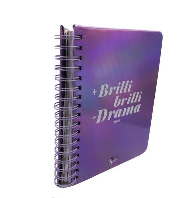 China Hard Cover Spiral Personal Organizer 8.25x6.25 Inches Weekly Monthly Notebook OEM for sale