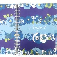 China Custom PU Leather Budget Planner Organizer 120GSM Paper Daily Binder Notebook for sale