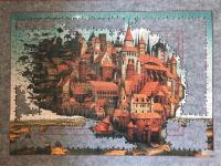China Custom 1000 Piece Jigsaw Puzzles 250gsm Greyboard 15x17 Inch Educational Toy for Children for sale