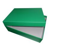 China Custom Printed Cardboard Boxes 12x12 Inch Hardcover Gift Box with Lid 157gsm for sale