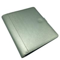 China Custom PU Leather Ring Binder A4 210x297mm 100gsm Paper Office File Folder for sale