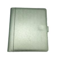 China 2mm Genuine Leather 3 Ring Binder Folders 100sheets Portfolio 80gsm for sale