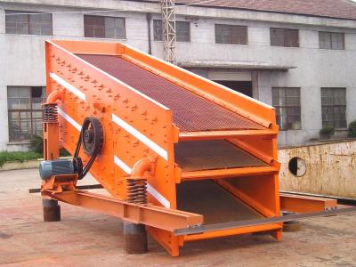 China Automatic 3 Layer Linear Vibratory Screen Multifunctional Screening Machine 3-100mm for sale