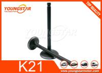 China NISSAN Forklift Truck K21 Car Engine Valves 13201 - FY500 13202 - FU400 for sale