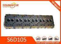 China KOMATSU 6D105 Engine Cylinder Head 6137-12-1600 Diesel Engine Head for sale