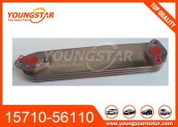 China 4 Rows Automobile Engine Parts Oil Cooler Toyota 14B 15710 - 56110 for sale