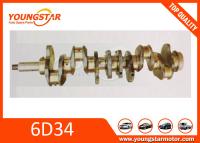 China MITSUBISHI 6D34 ME300086 Forging Steel Diesel Engine Crankshaft for HD820 Excavator for sale