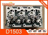 China KUBOTA D1503 Casting Iron Complete Cylinder Head OEM 1A013-03043 for sale