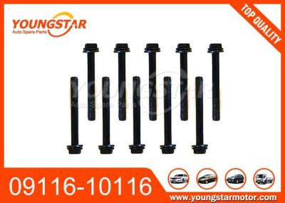 China Steel OEM 09116-10116 Cylinder Head Bolt Set For SUZUKI F10A Engine for sale